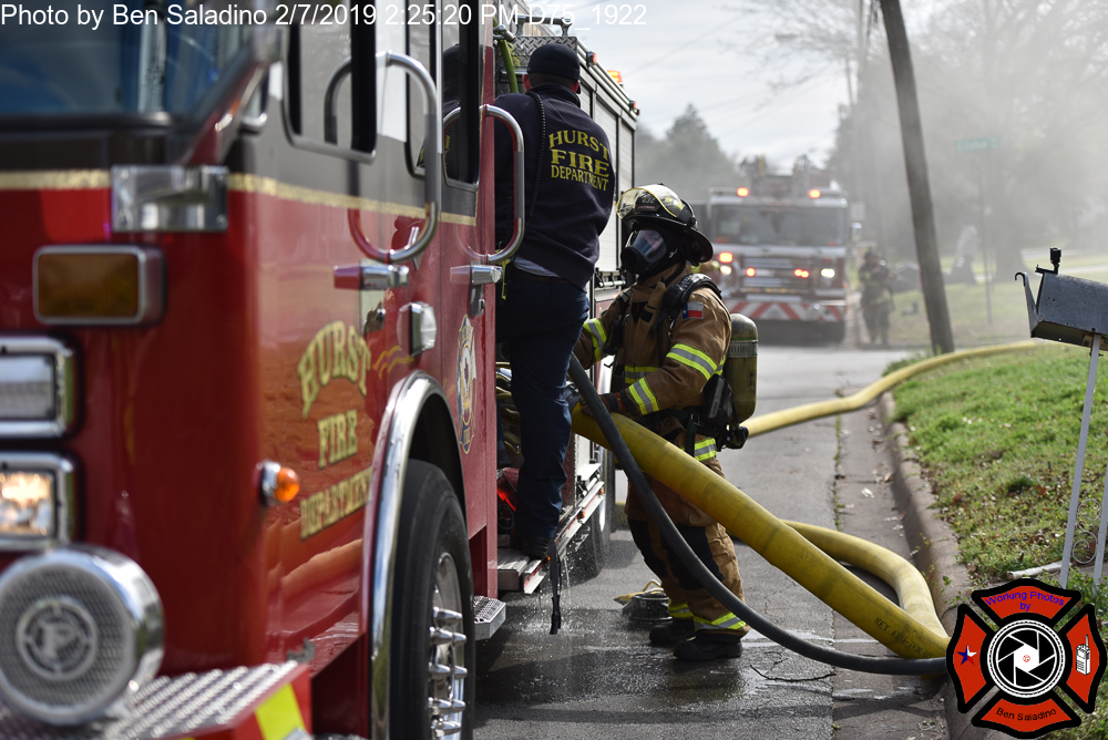 Hurst House Fire – Working Photos by Ben Saladino